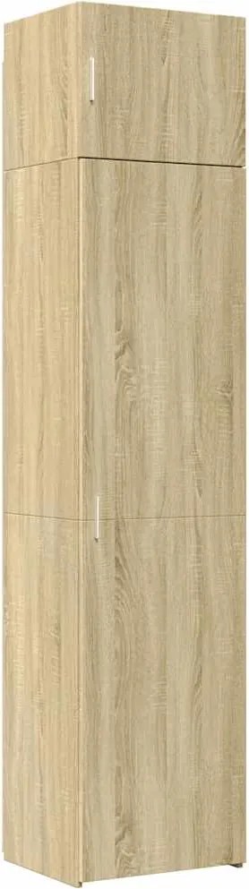 Úzká úložná skříňka dub sonoma 50x42,5x225 cm kompozitní dřevo 3281303