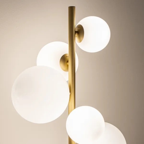 BRILAGI - LED Stojací lampa MILLA 7xG9/3W/230V zlatá/bílá