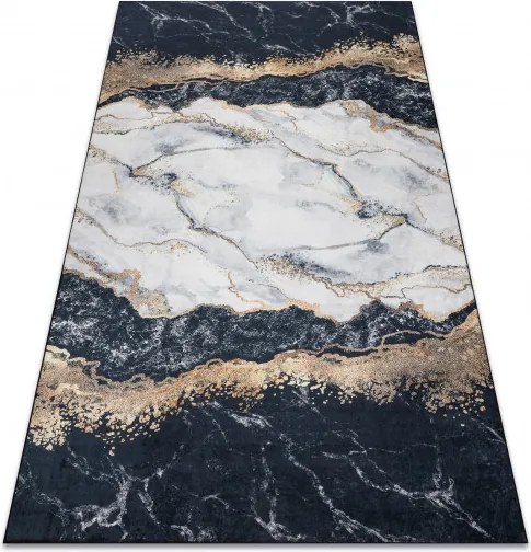 Kusový koberec ANDRE Marble 1124, 160x220, čiernobiela, chodba / predsieň, Dywany Łuszczów