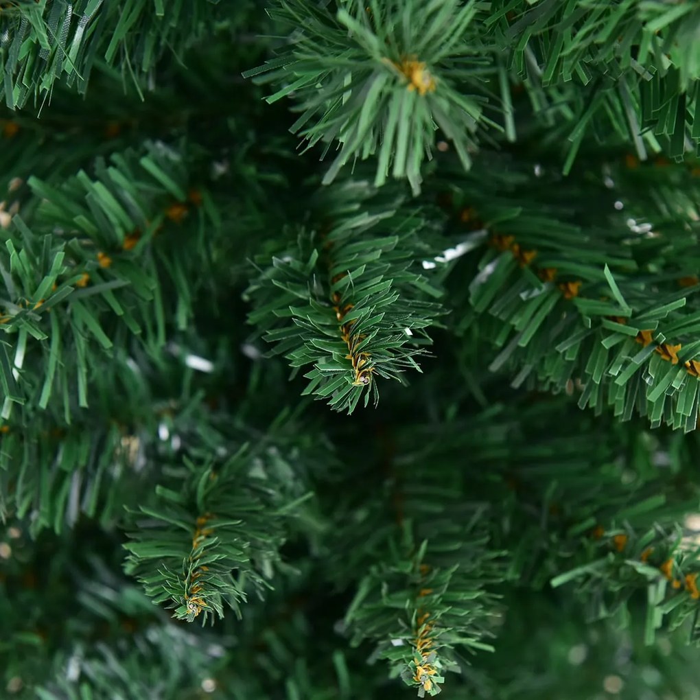 Costway Christmas Tree Umělý vánoční strom 180 cm, zelený