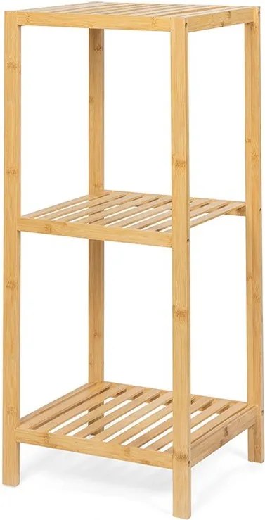 Bambusový koupelnový regál v přírodní barvě 37x83 cm Skaren – Bonami Essentials