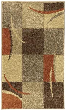 Koberce Breno Kusový koberec PORTLAND 3064/AY3J, Hnědá, Vícebarevné, 67 x 120 cm