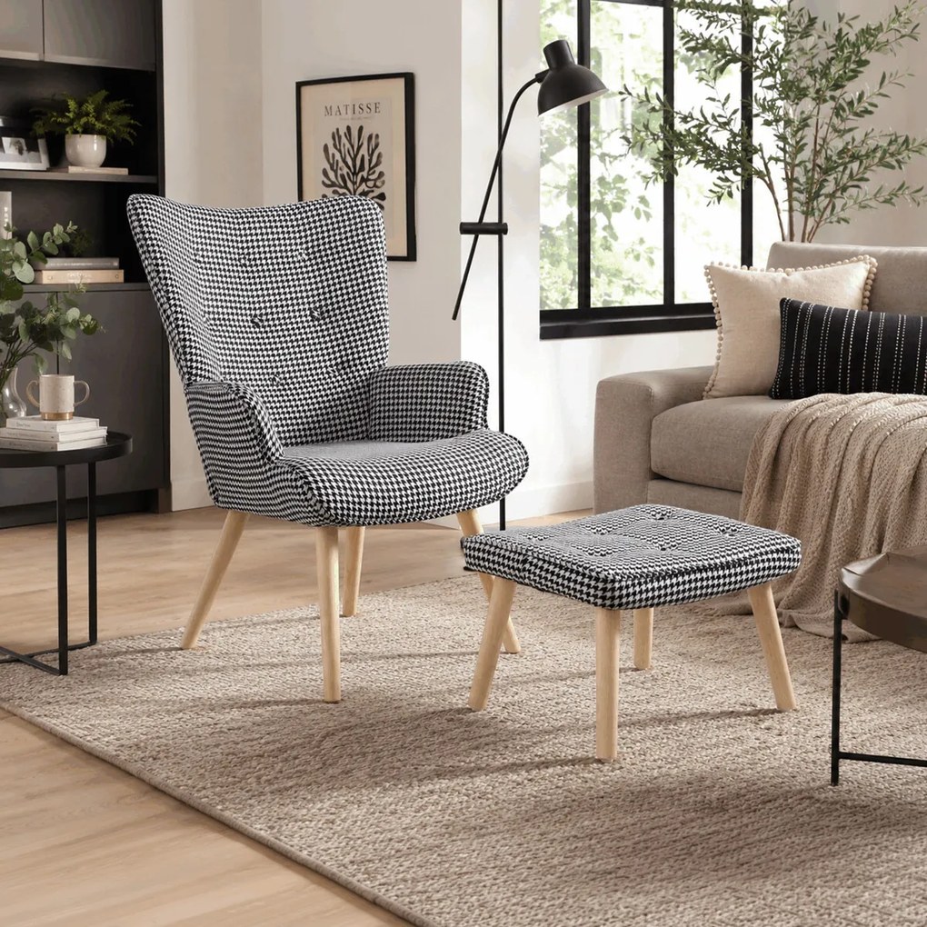 Autronic Relaxační křeslo s podnožkou AK-305B PEP2