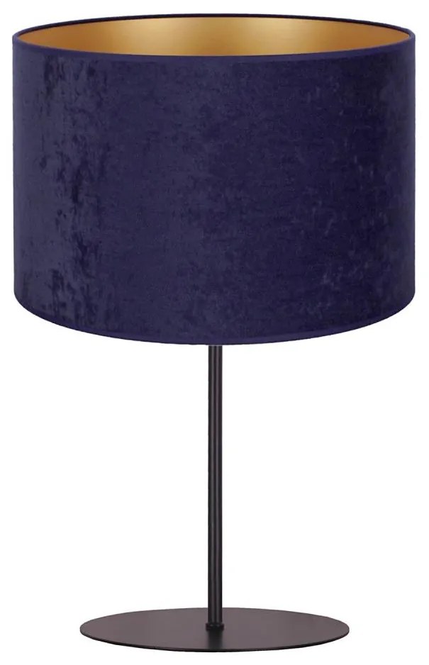 Duolla - Stolní lampa ROLLER 1xE14/15W/230V pr. 20 cm modrá/zlatá Biano.cz