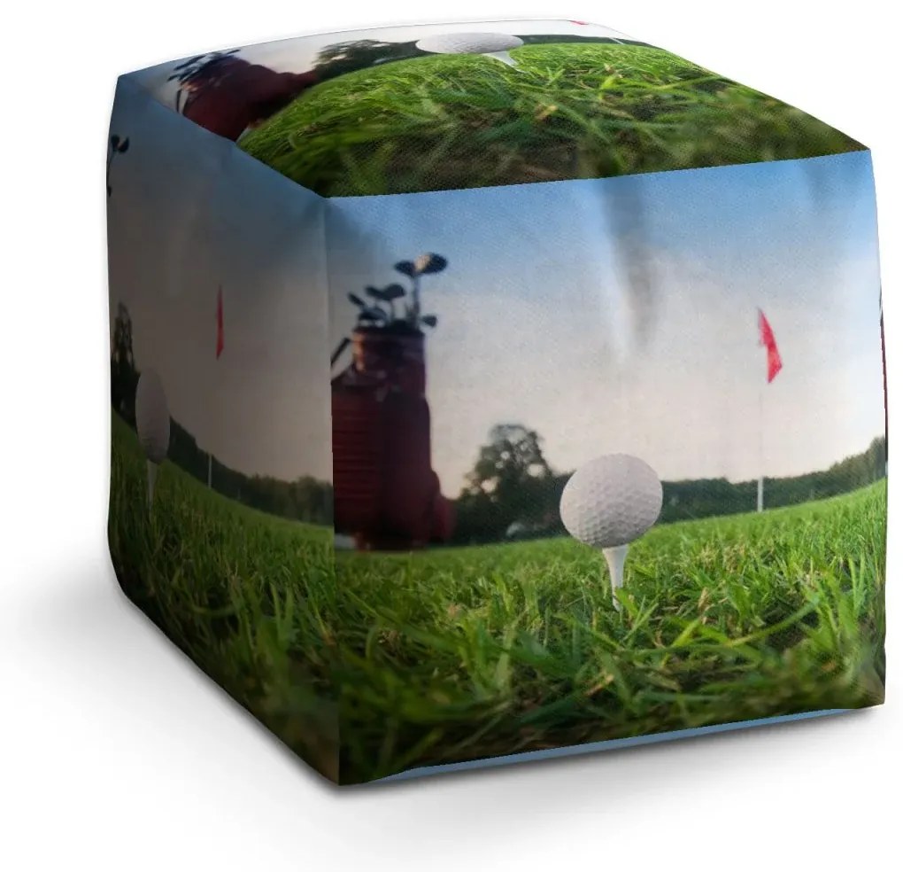 Sablio Taburet Cube Golf: 40x40x40 cm