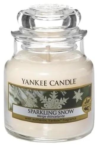 Vonná svíčka Yankee Candle Sparkling Snow, malá