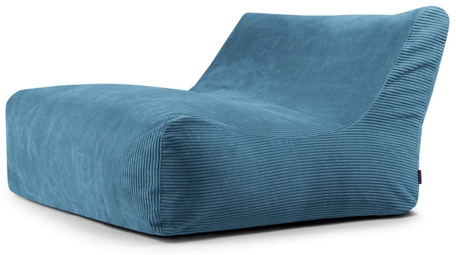 Modrý manšestrový sedací vak Sofa Lounge – SLOWDOWN