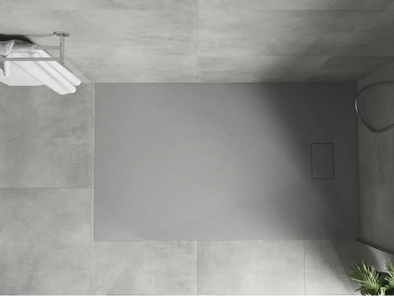 Mexen Hugo obdélníkový sprchový kout SMC 140 x 80 cm, šedý - 42618014