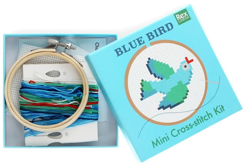Kreativní sada Cross-stitch Kit Blue Bird – Rex London