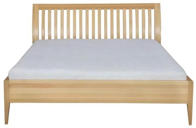 Drewmax LK191 180x200 cm dřevěná postel masiv buk dvojlůžko