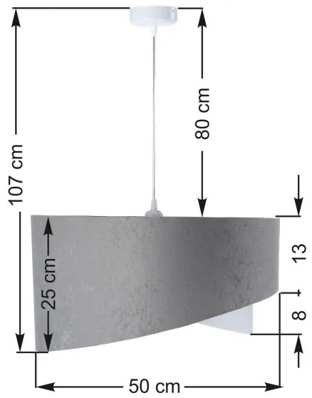Lustr na lanku GALAXY 1xE27/60W/230V