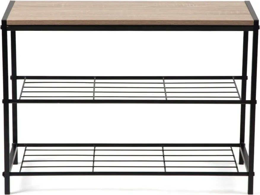 Černý ocelový botník 63x44x30 cm Asten – Bonami Essentials