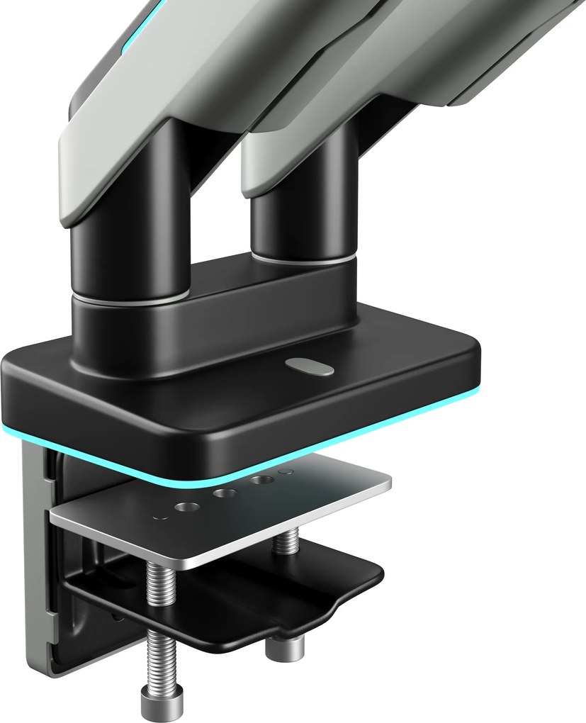 Držák na dva monitory 35" RGB šedo-černý: Diablo X-Arm Dual