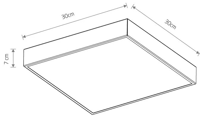 Stropní svítidlo Nowodvorski 10470 QUAD bílá