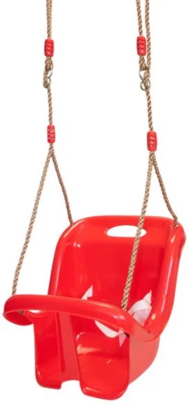 Bestent Dětská zahradní houpačka plastová Swing Red