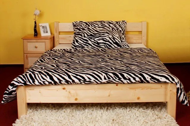 Bradop Povlečení mikroflanel ZEBRA 140×200+90×70 G02