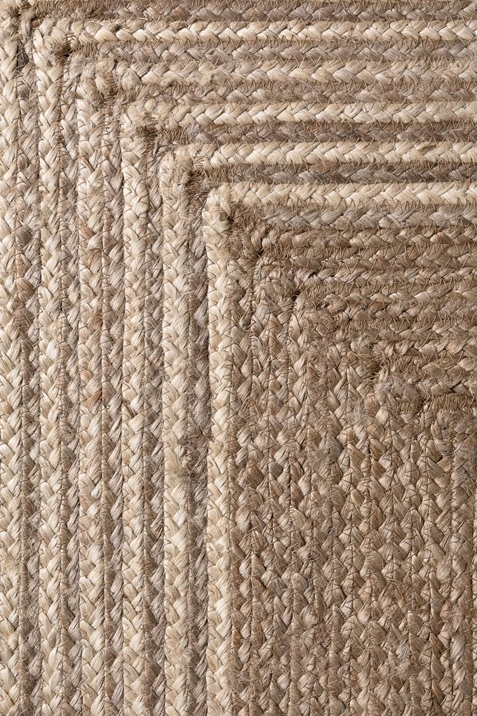 Hanse Home, Koberec běhoun Juno 106329 Natural White Brown, 80x300, hnědá, chodba / předsíň