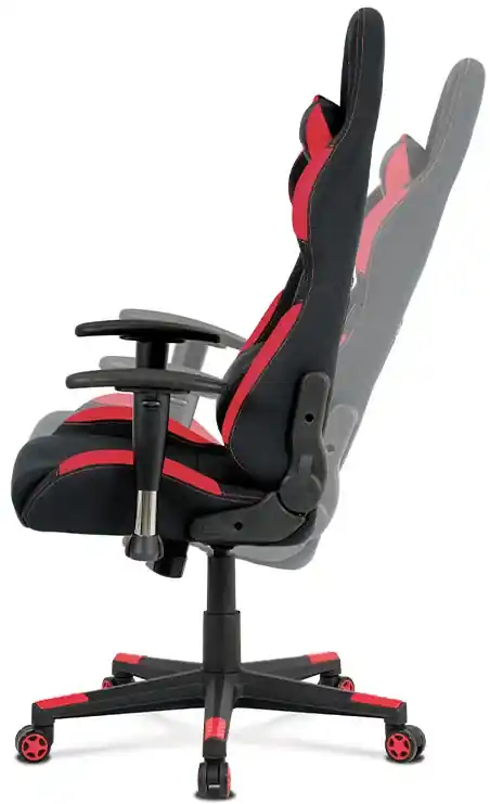 Herní židle na kolečkách ERACER F02 – černá/červená | BIANO