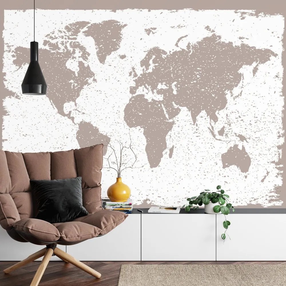 Fototapeta Mapa Světa Strukturální vinyl 152.5x104