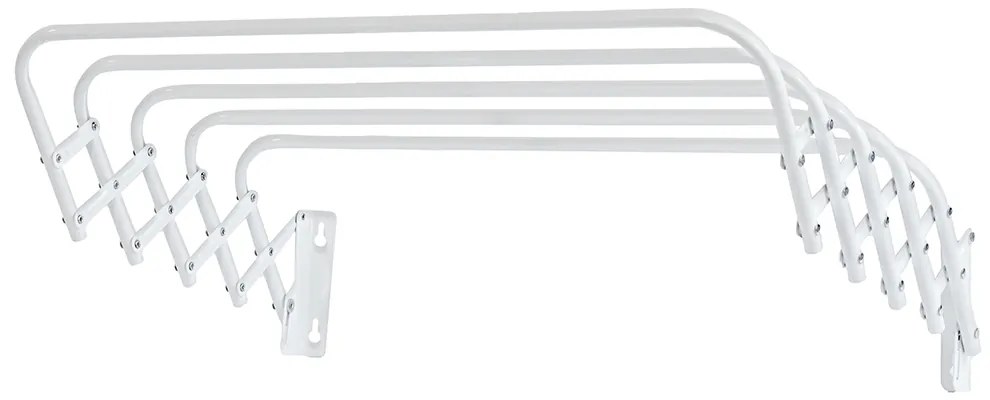 Erga Model 103 super, nástěnný rozkládací sušák prádla 60,5x9x15 cm, bílé, ERG-SEP-10SUSHARSUP60