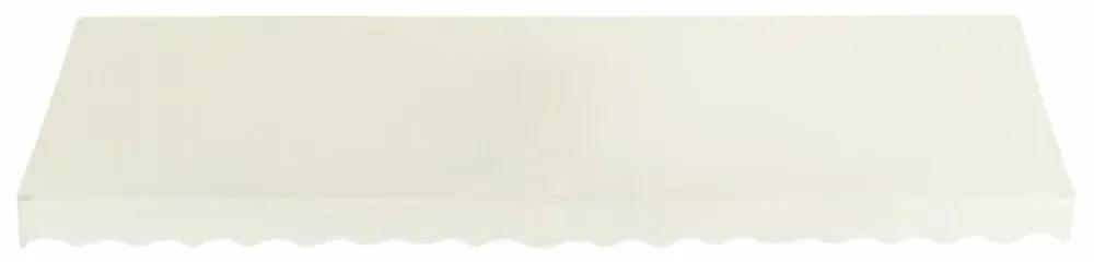 Okenní markýza 400x120 cm Dekorhome Bílá / oranžová