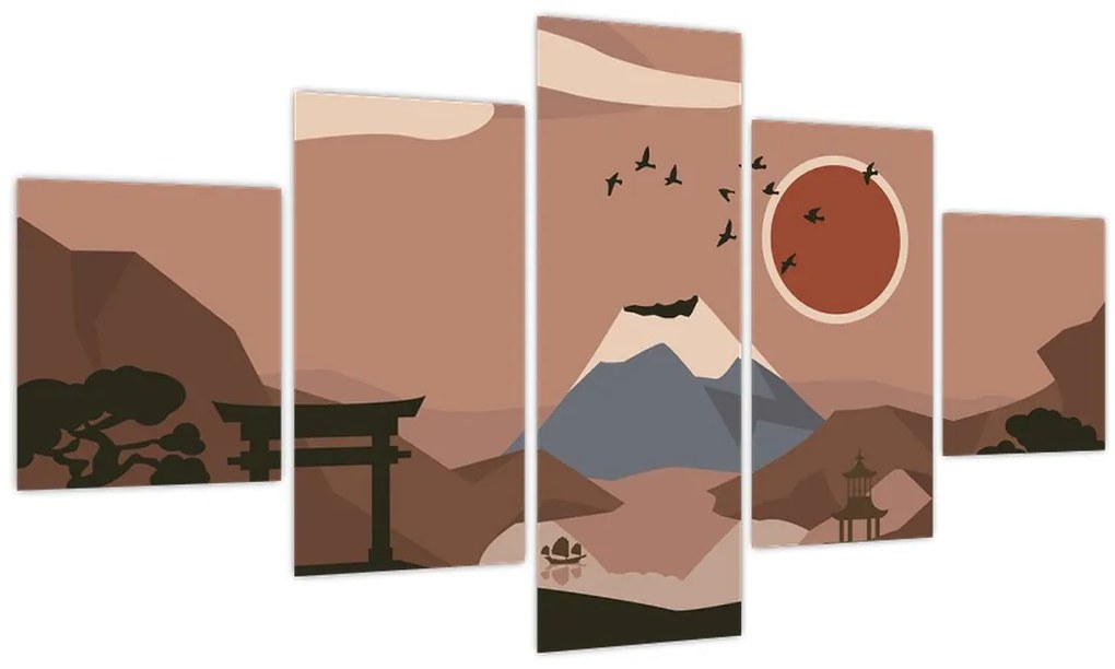 Obraz - Japonsko N⁰1 (125x70 cm)