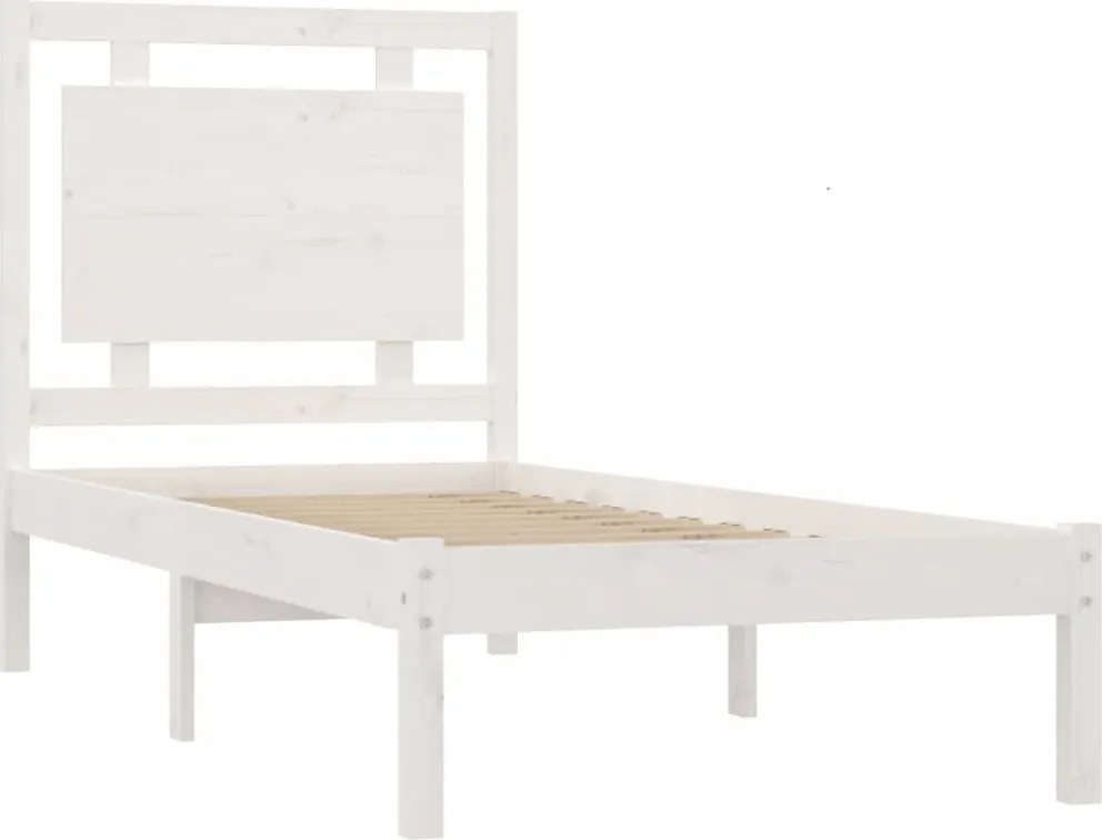 vidaXL Rám postele masivní dřevo 100 x 200 cm [3105526] Barva: Černá