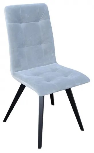 Moderní čalouněná židle JK33, Barva dřeva: černá, Potah: Magic Velvet 2216