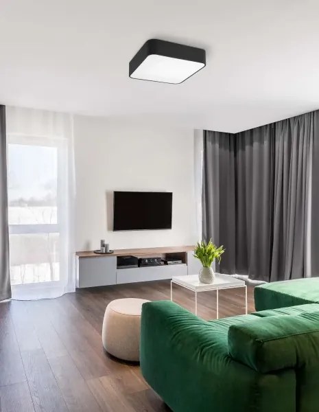 Moderní stropní svítidlo Ragu 36 černé