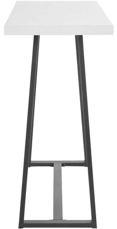 Danish style Barový stůl Gaby, 120 cm, bílá