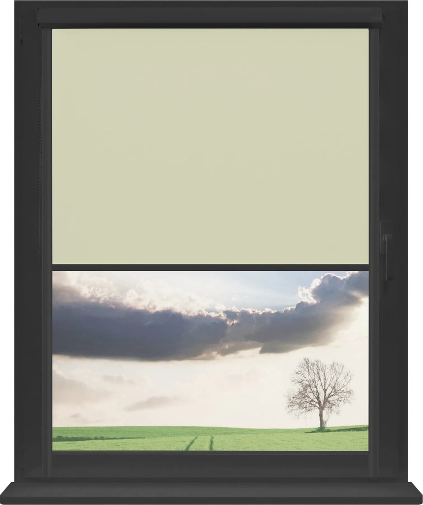 Dekodum Zatemňovací roleta v antracitové kazetě, barva látky Pearl Šířka (cm): 136, Výška (cm): Balkonová (do 200 cm), Strana mechanismu: Práva