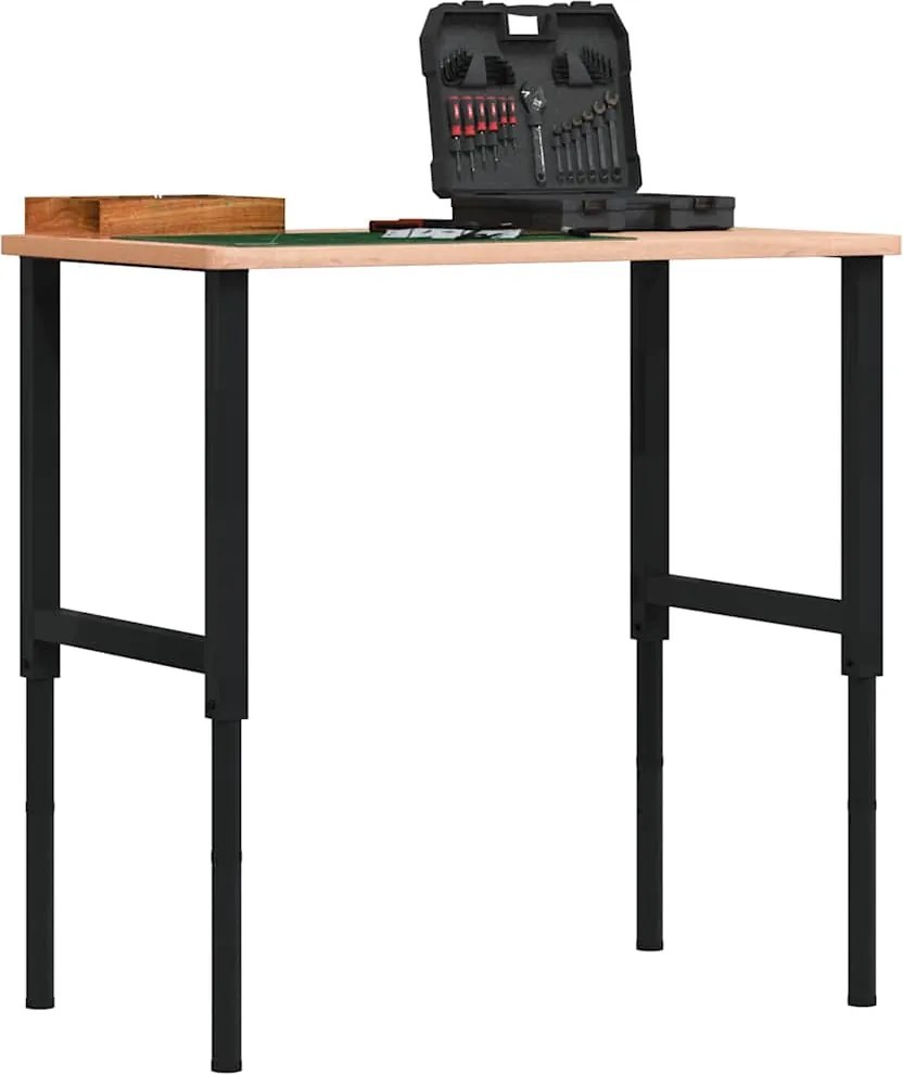 Nastavitelné rámy pracovního stolu 2 ks kov 55 x (69–95,5) cm 147931