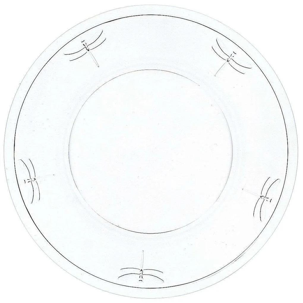 Talíř Libellules s vážkami, Φ 32 cm (6 ks) - La Rochére