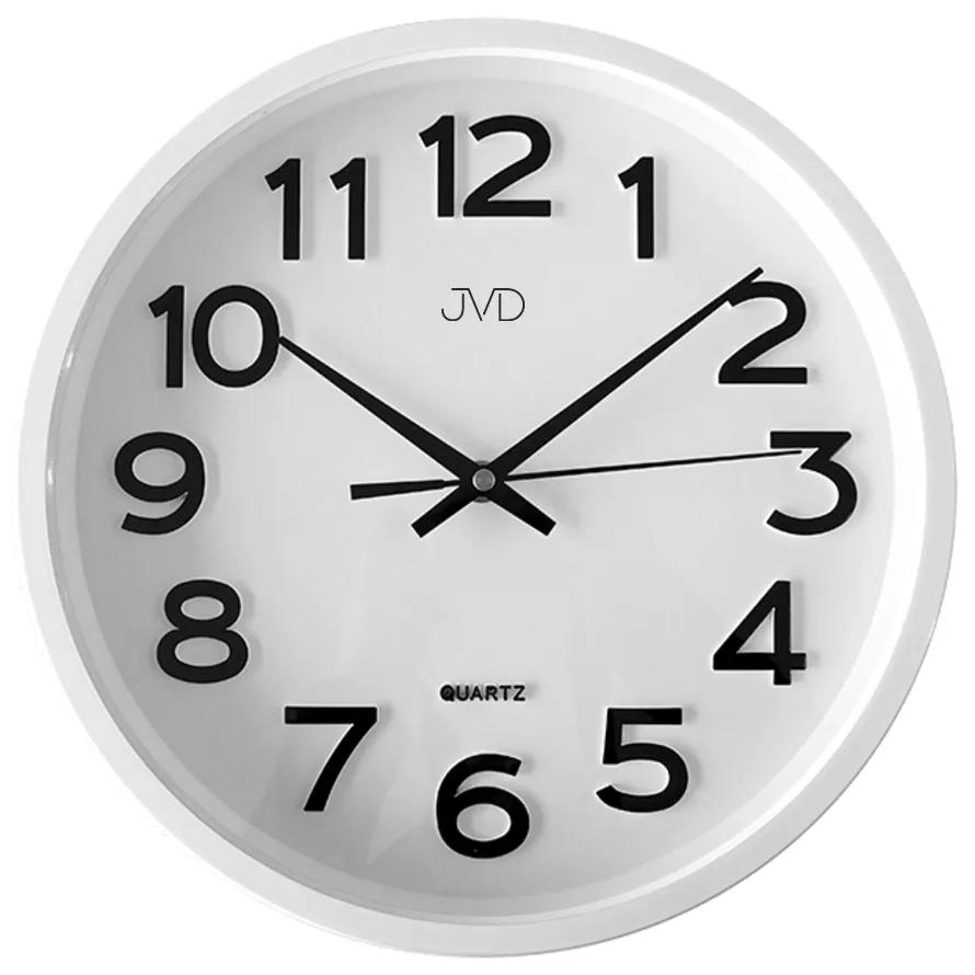 JVD Čitelné nástěnné netikající hodiny JVD HX2413.7