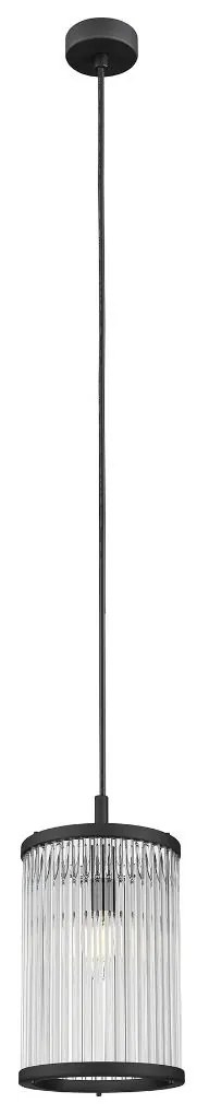 Zuma Line Luxusní závěsné křišťálové svítidlo Sergio ⌀ 15cm Barva: Černá