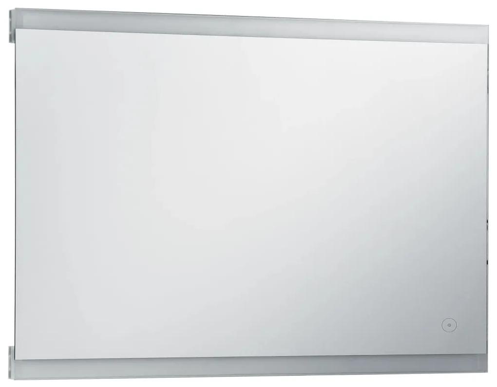 Koupelnové zrcadlo s LED světly a dotykovým senzorem 100x60 cm