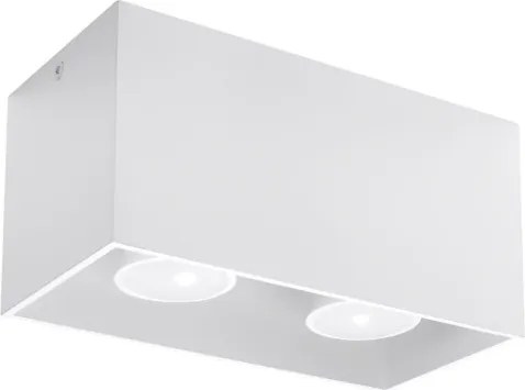 Stropní svítidlo SOLLUX Quad GU10 2x40W bez zdroje SL.0380 bílá