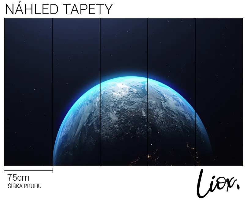 Liox Tapeta planeta země ve vesmíru