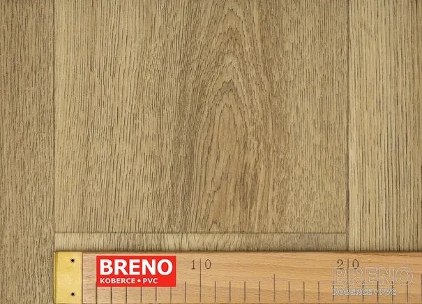 Breno PVC BLACKTEX Columbian Oak 636L – světle hnědé dřevo, šíře 400 cm