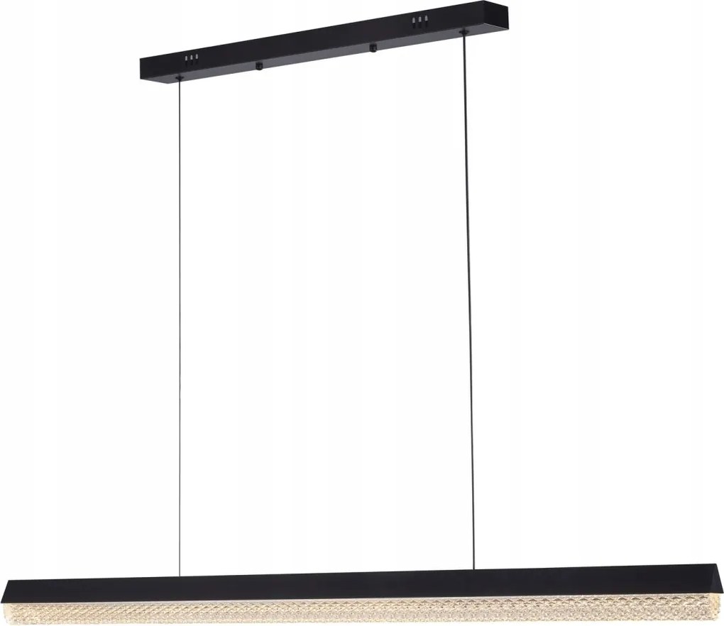 Závěsná lampa Anabella Led černá 120 cm