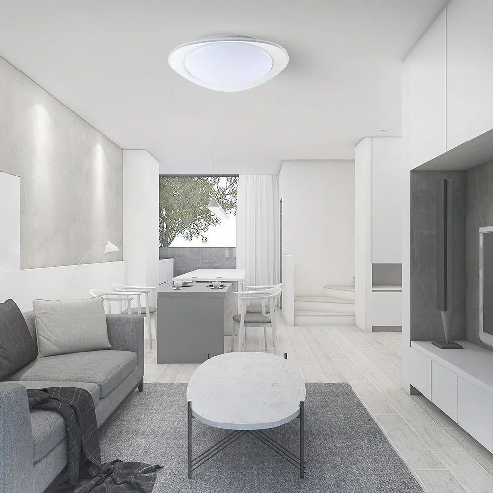 LED Solution Bílé LED stropní svítidlo kulaté 450mm 20/40W CCT s DO 23593