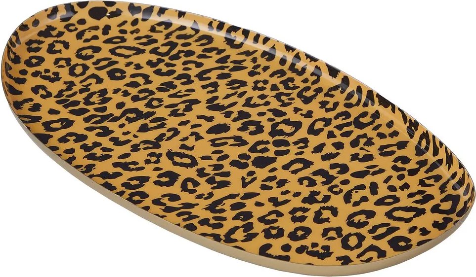 Butlers MONTEVERDE Dekorační podnos leopard 37 x 21 cm