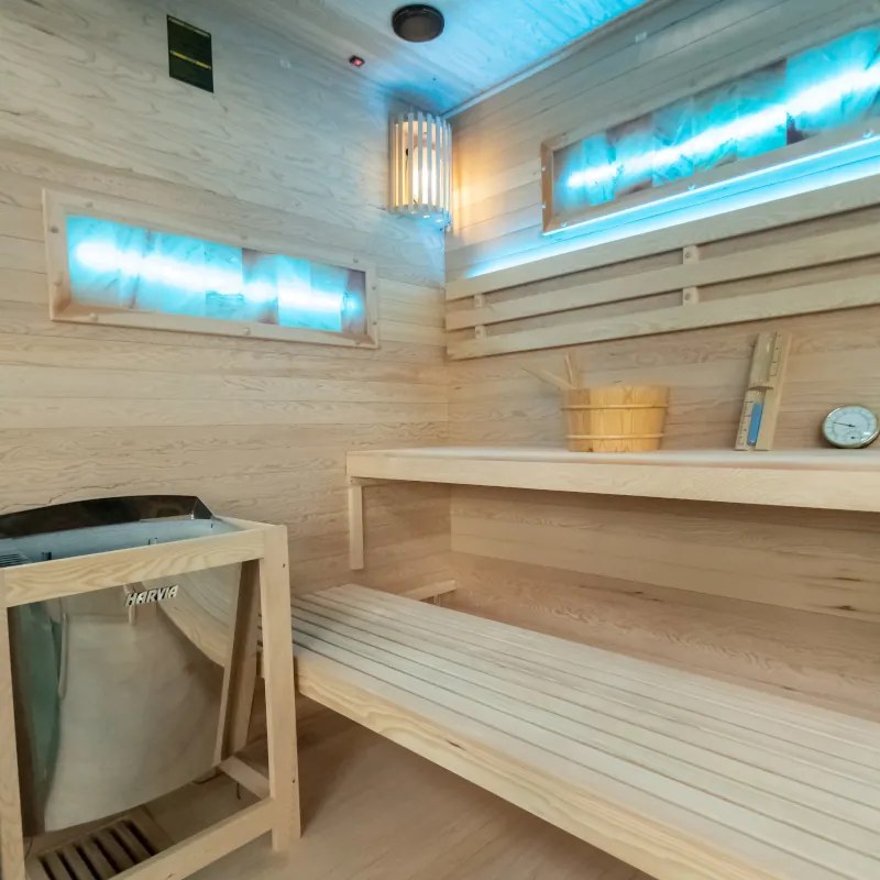 BPS-koupelny Finská sauna Relax HYD-6195 180x160, 4-5 osob