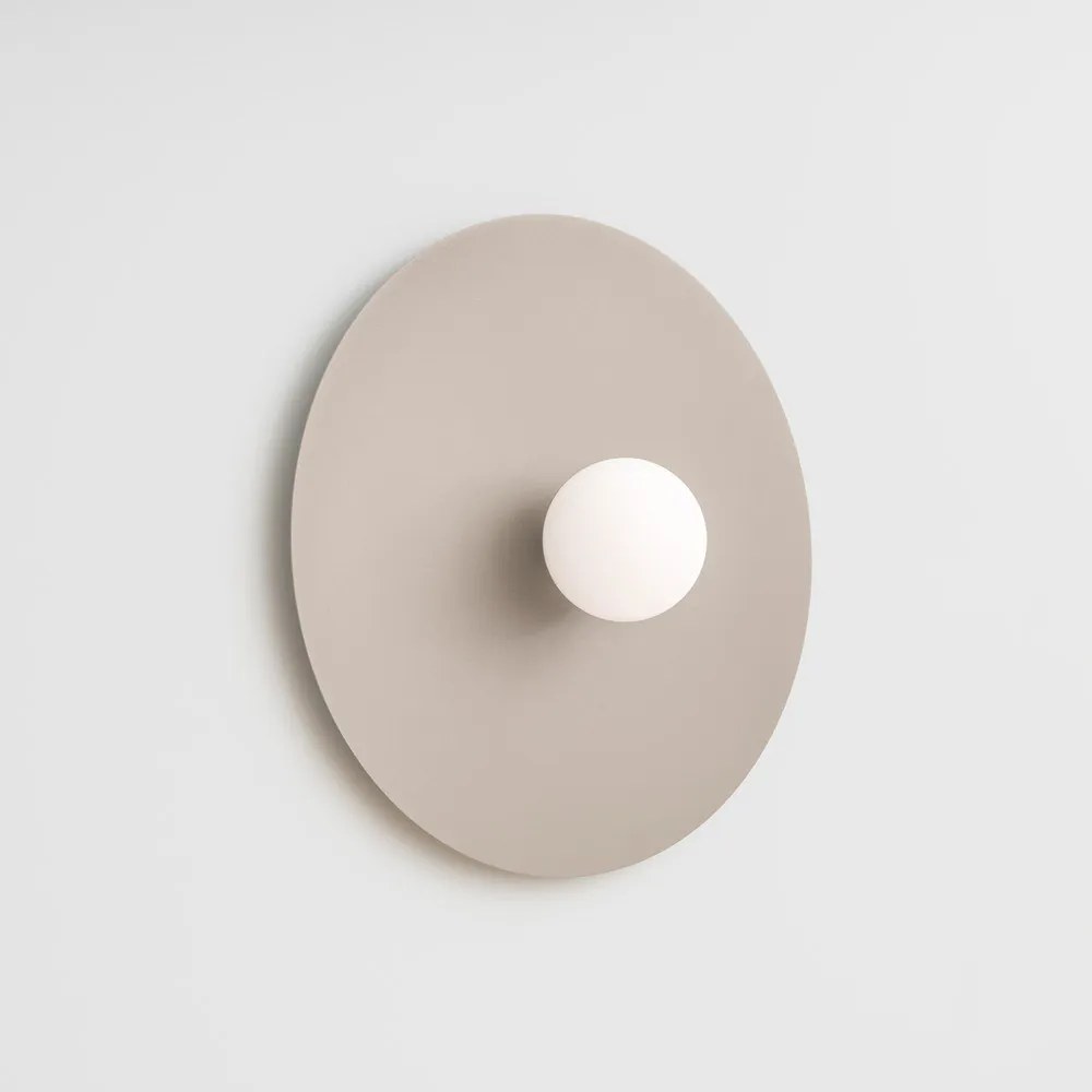 Taupe kovové nástěnné svítidlo ø 50 cm AKE – Thoro