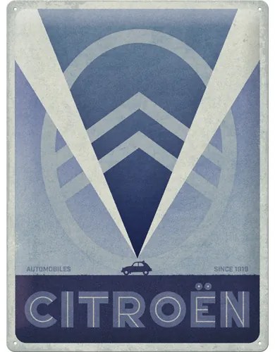 Postershop Plechová cedule: Citroën 2CV Logo - 30x40 cm