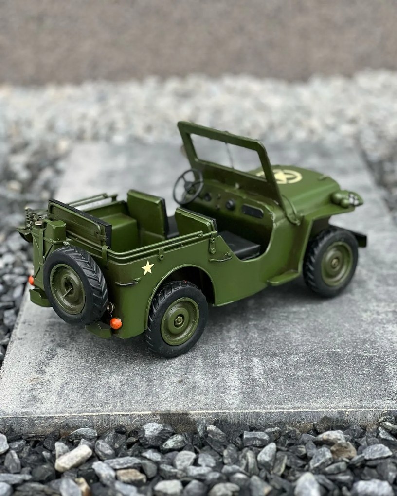 Plechový model - MB Armádní Jeep 2