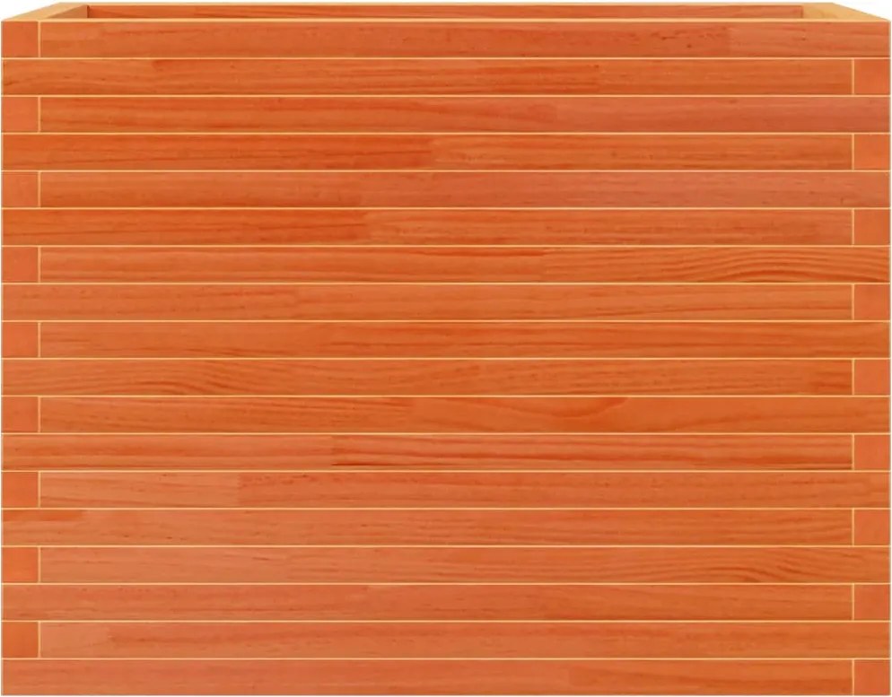 Zahradní truhlík voskově hnědý 90x40x68,5 cm masivní borovice 3282491