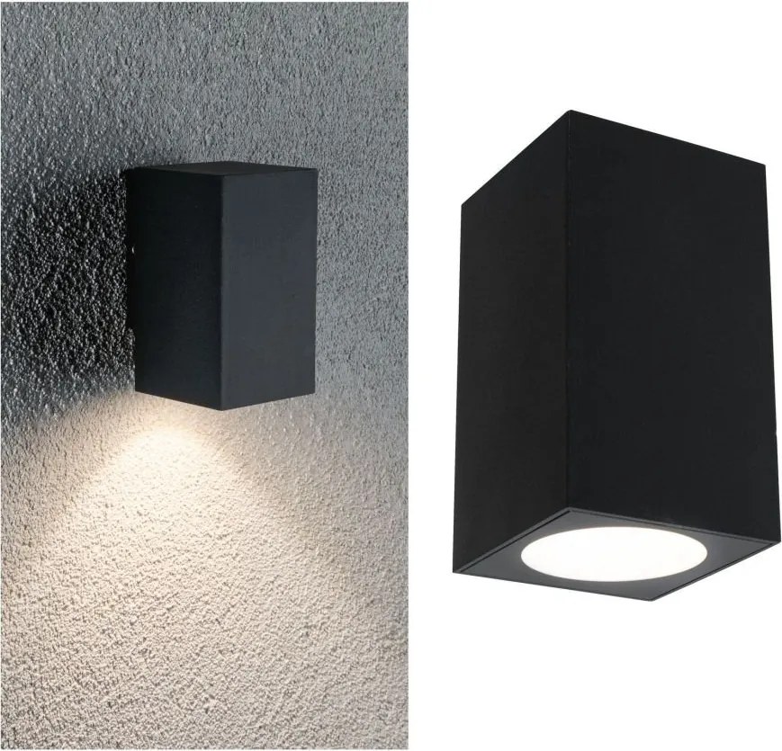 P 94327 Venkovní nástěnné svítidlo Flame 1x3,8W IP44 3.000K antracit 230V - PAULMANN