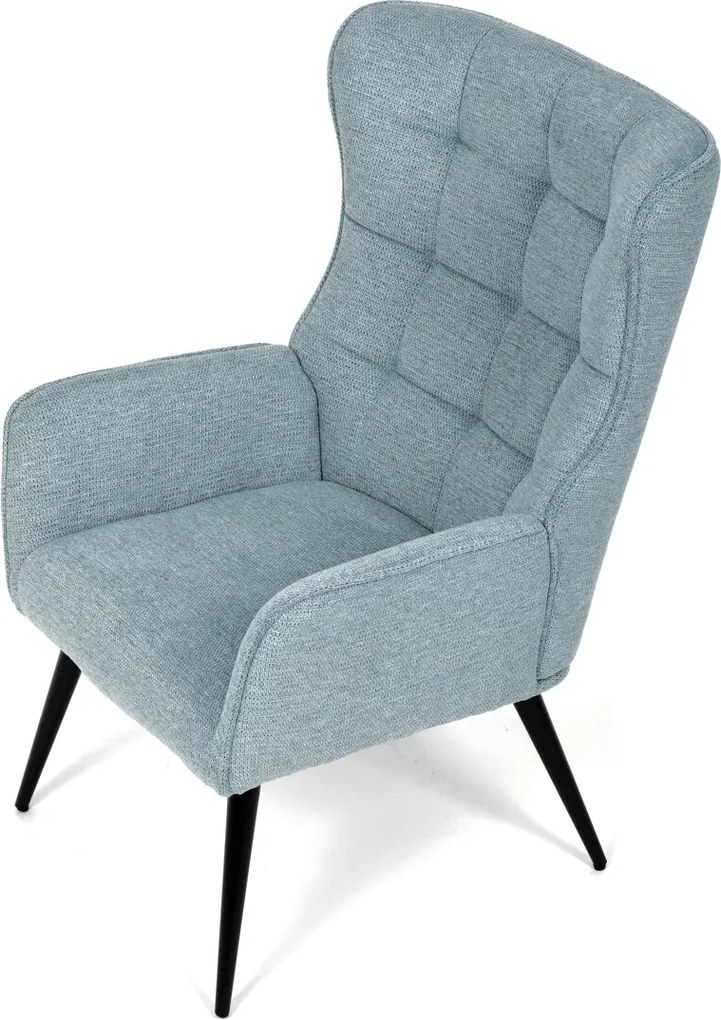 Relaxační křeslo ušák WIPPY - zelená látka
