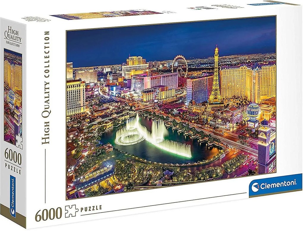 Clementoni - Puzzle 6000 Las Vegas